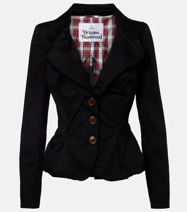 VIVIENNE WESTWOOD Cotton-blend Blazer - Black