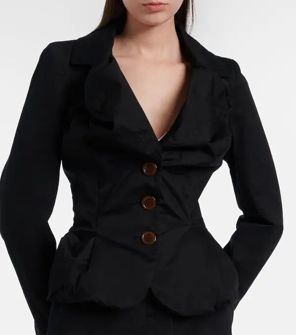 VIVIENNE WESTWOOD Cotton-blend Blazer - Black