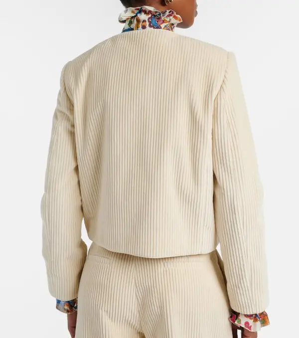 Etro Cotton Corduroy Jacket - White