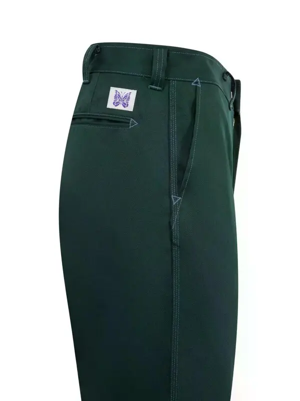 Needles Belt-loops Work Trousers - Green