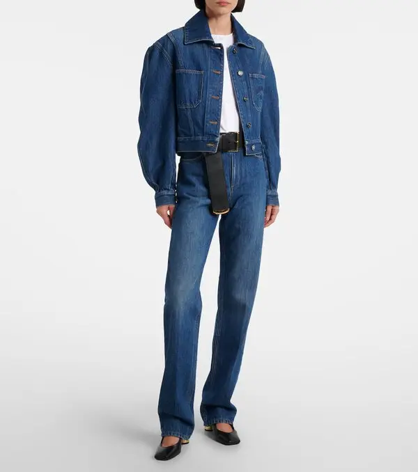 Givenchy Cocoon Cropped Denim Jacket