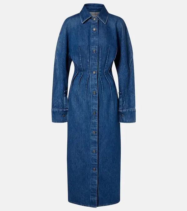 Givenchy Denim Midi Dress - Blue