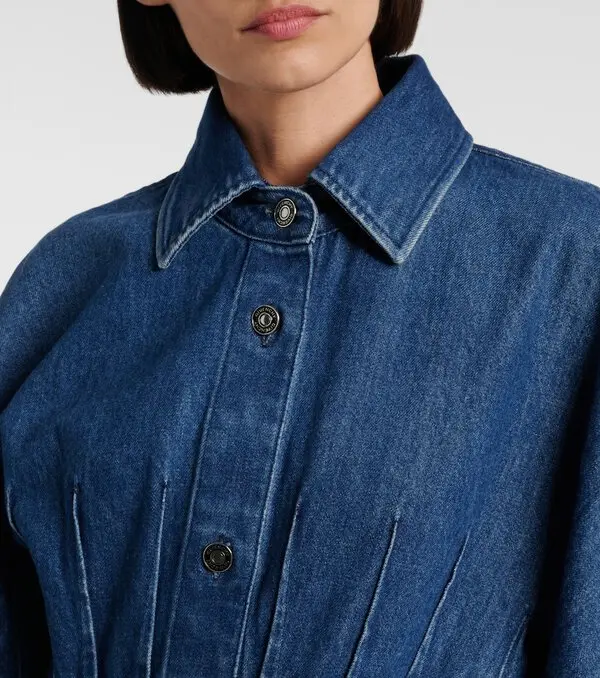 Givenchy Denim Midi Dress - Blue