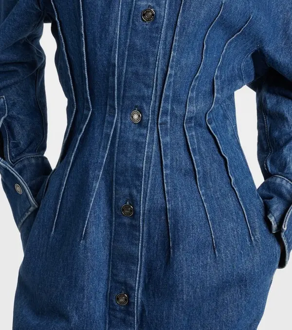 Givenchy Denim Midi Dress - Blue