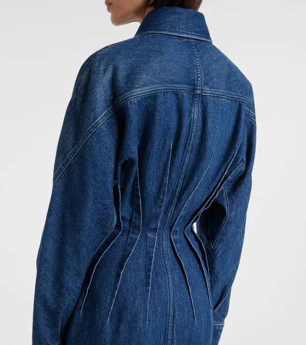 Givenchy Denim Midi Dress - Blue