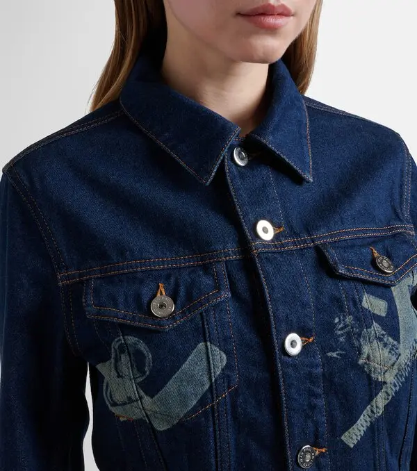 JEAN PAUL GAULTIER Cropped Denim Jacket