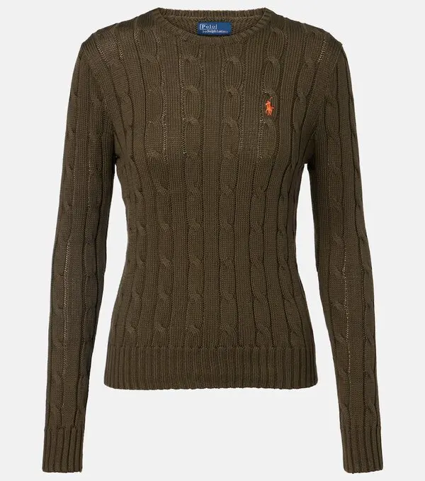 Polo Ralph Lauren Cotton Crewneck Sweater - Green