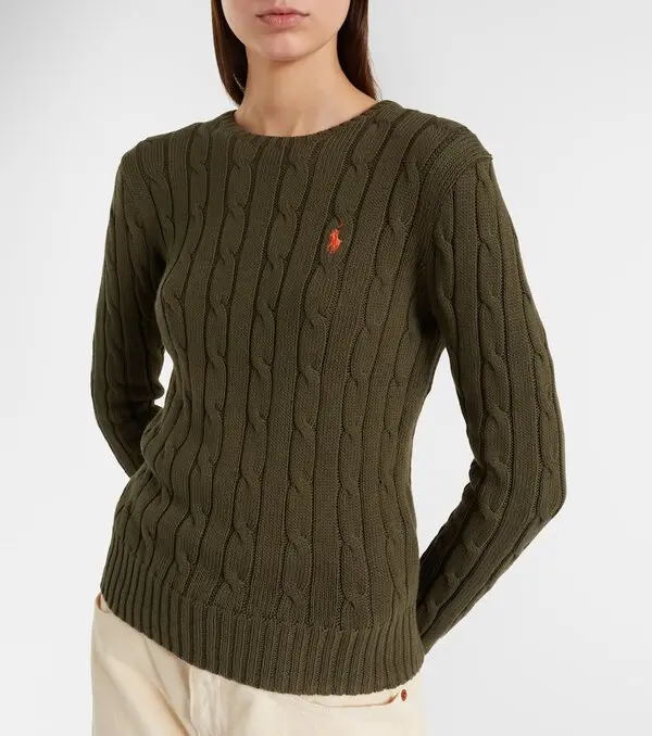 Polo Ralph Lauren Cotton Crewneck Sweater - Green