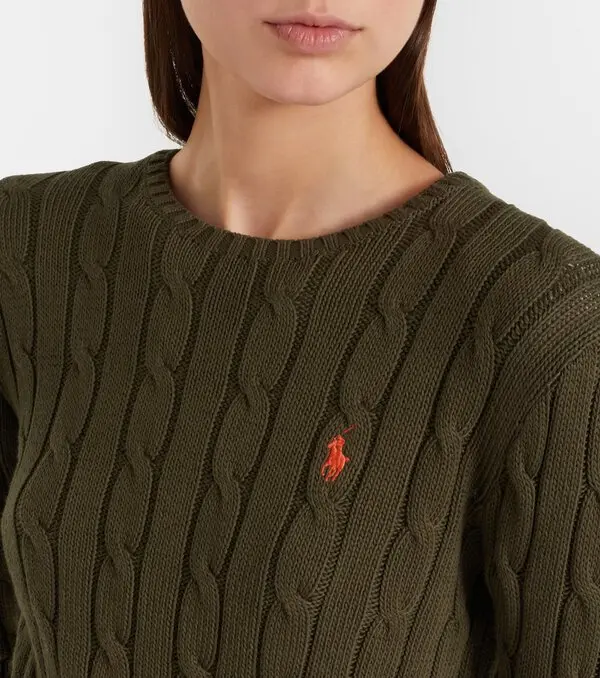 Polo Ralph Lauren Cotton Crewneck Sweater - Green