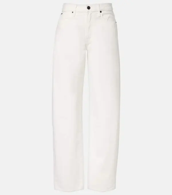 SLVRLAKE Ella Barrel-leg Jeans - White