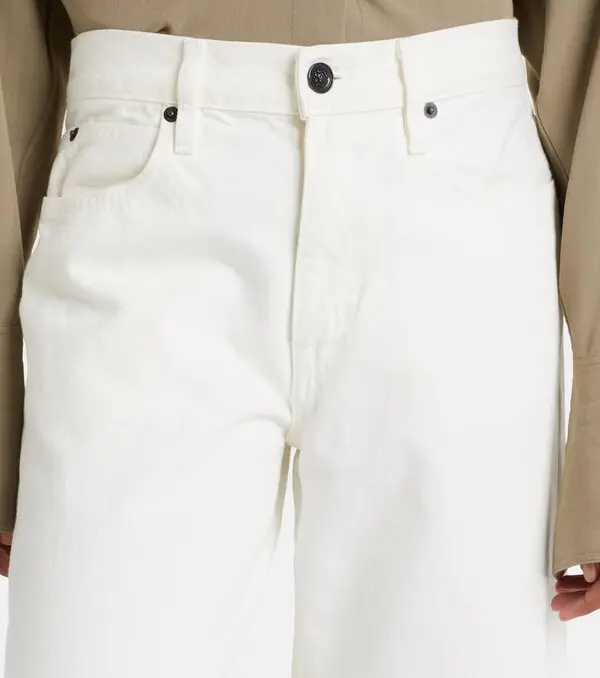 SLVRLAKE Ella Barrel-leg Jeans - White