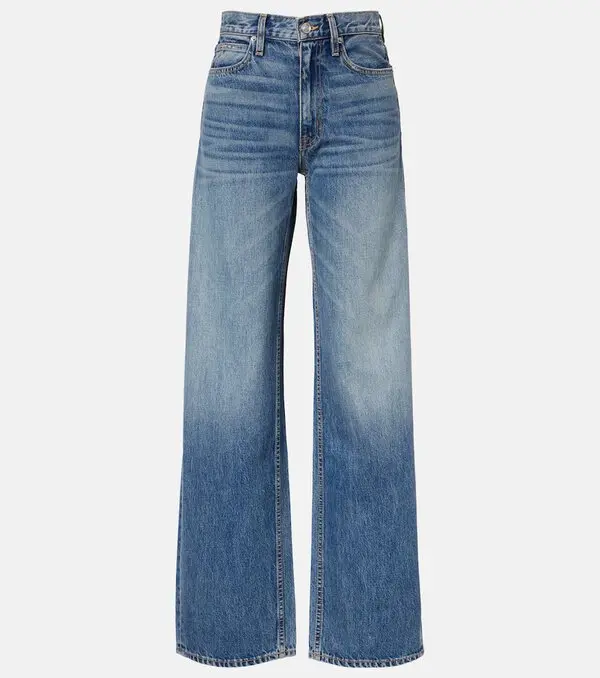 SLVRLAKE Cassie Faded Wide-leg Jeans - Blue