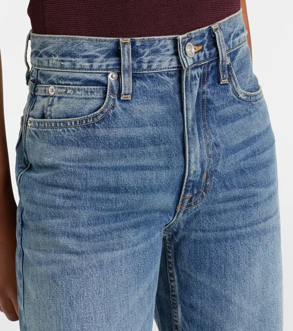 SLVRLAKE Cassie Faded Wide-leg Jeans - Blue