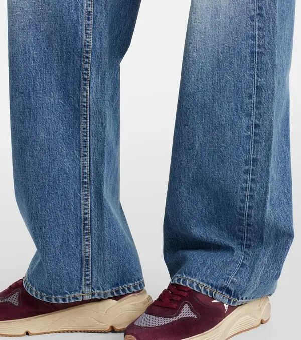 SLVRLAKE Cassie Faded Wide-leg Jeans - Blue