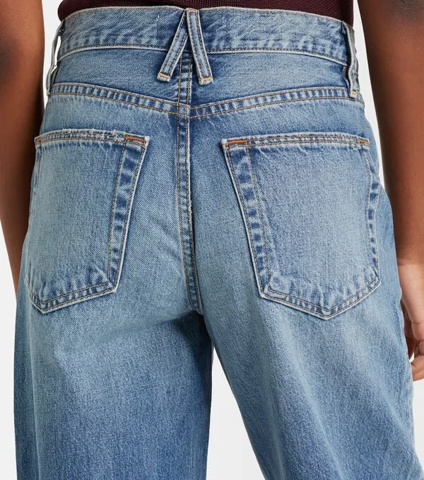 SLVRLAKE Cassie Faded Wide-leg Jeans - Blue