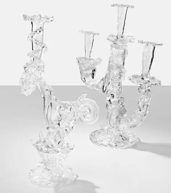 ALEXANDER KIRKEBY Crystal Candle Holder
