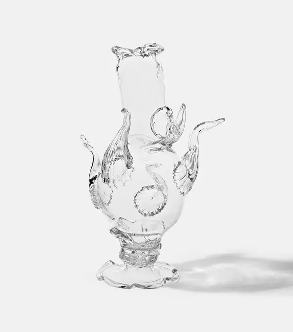 ALEXANDER KIRKEBY Crystal Vase - Transparent