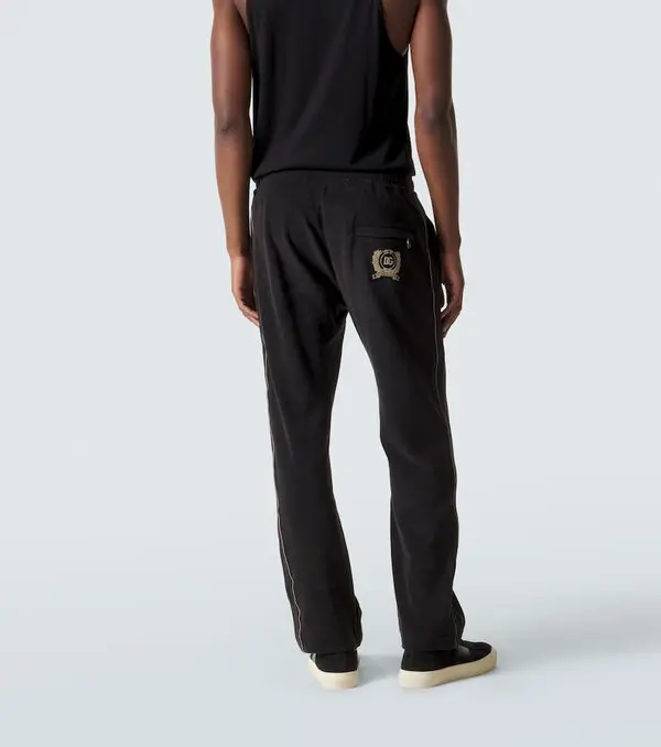 Dolce & Gabbana Cotton-blend Sweatpants - Black