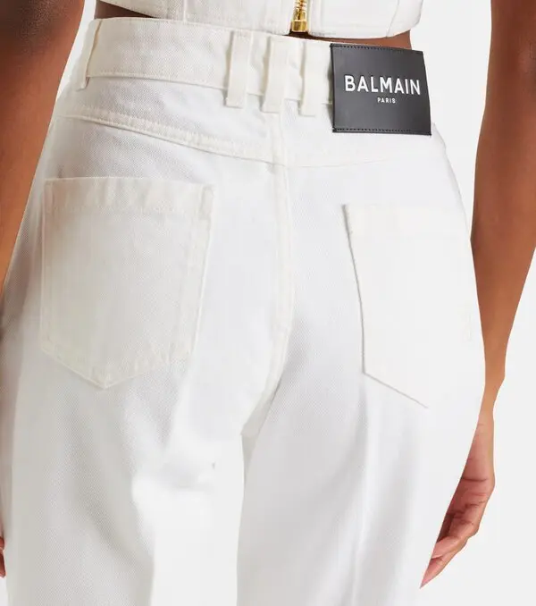 Balmain High-rise Bootcut Jeans