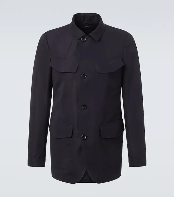 TOM FORD Cotton-blend Field Jacket - Black