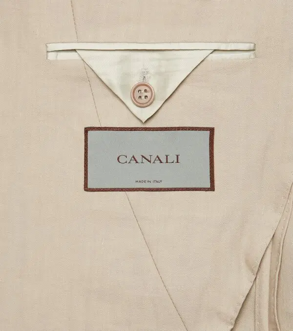 Canali Linen And Wool Suit - Beige