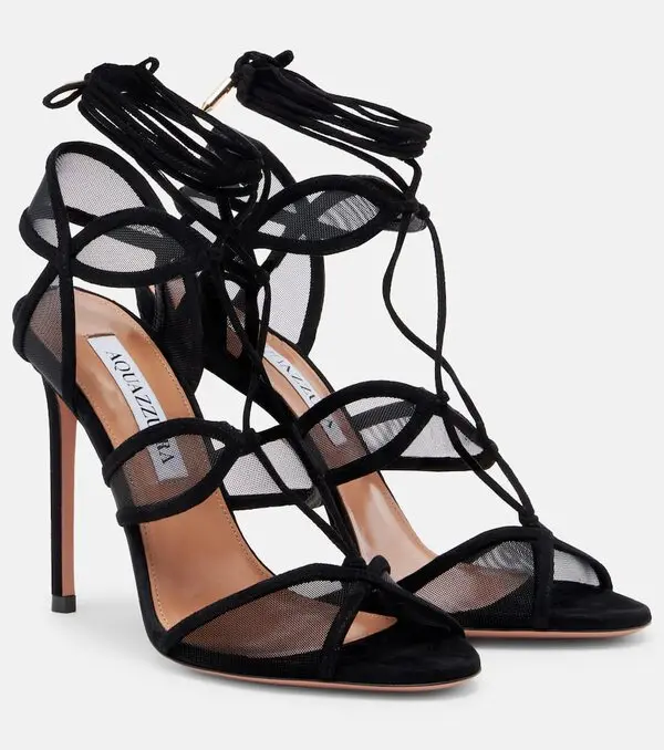 AQUAZZURA Fatal Attraction 105 Sandals - Black