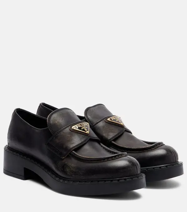 Prada Leather Loafers