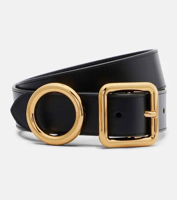 Jacquemus Regalo Leather Belt - Black