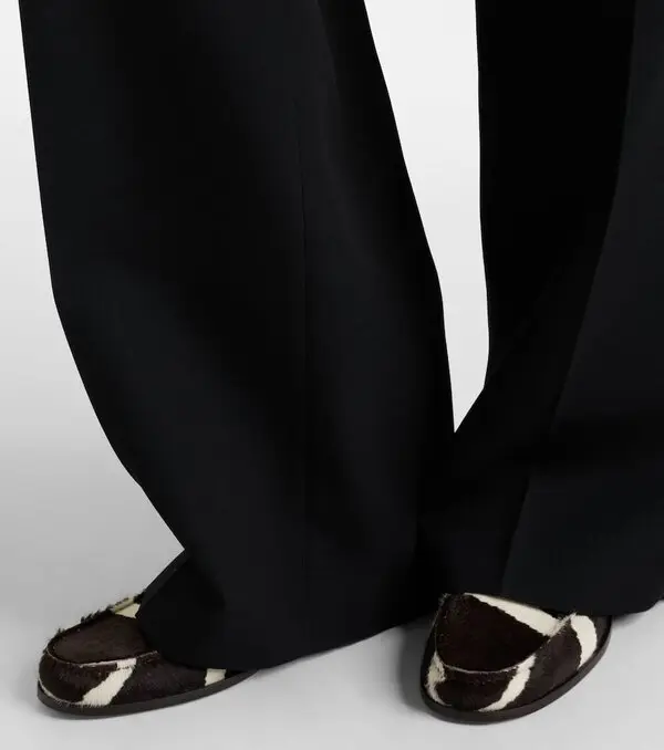 TOD'S Printed Calf Hair Loafers