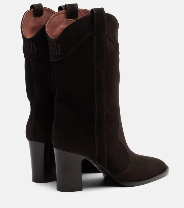 Paris Texas Belle Suede Ankle Boots - Brown