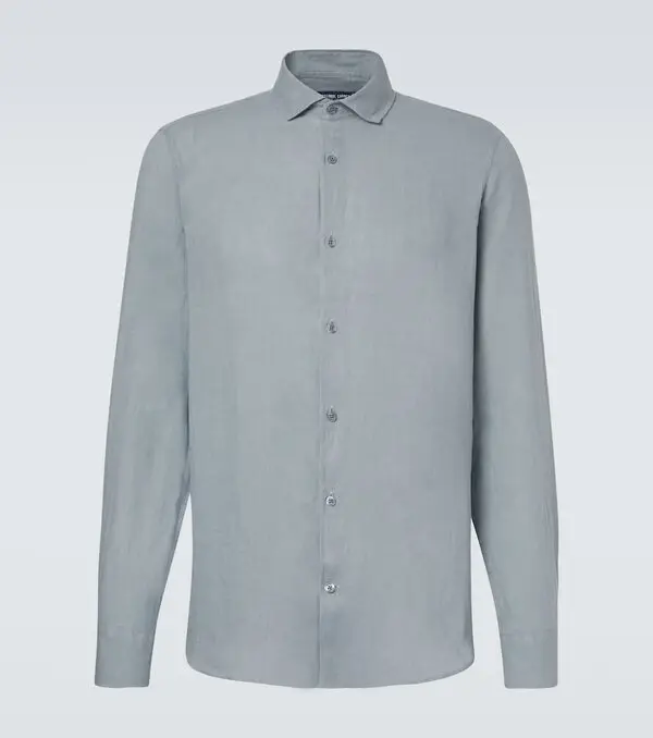 Frescobol Carioca Antonio Linen Shirt