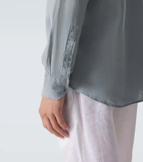 Frescobol Carioca Antonio Linen Shirt