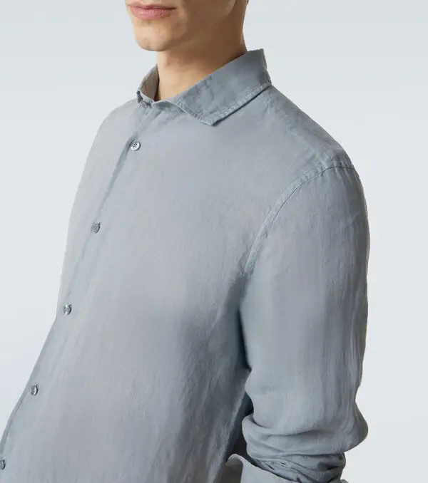 Frescobol Carioca Antonio Linen Shirt