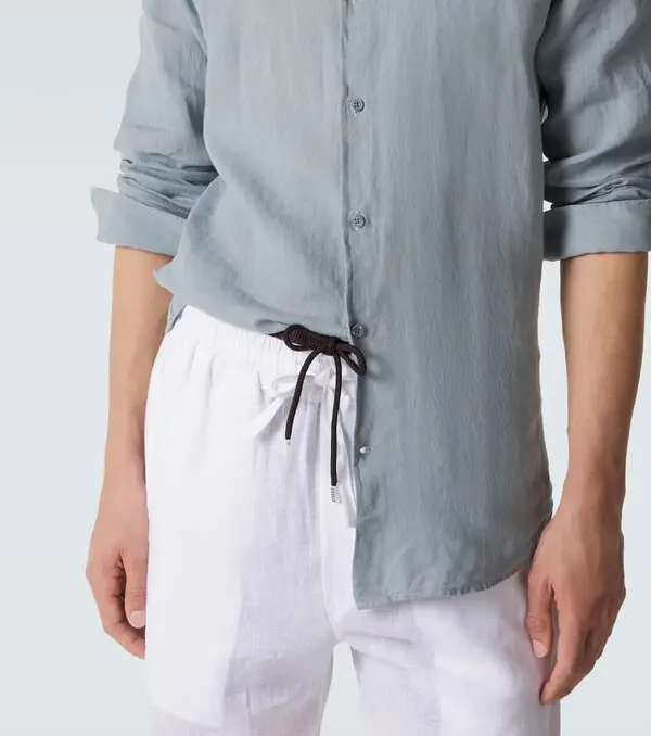 Frescobol Carioca Antonio Linen Shirt