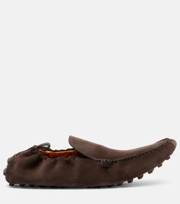 TOD'S Suede Loafers - Brown