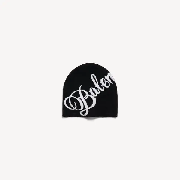 Balenciaga Big B Beanie - Black