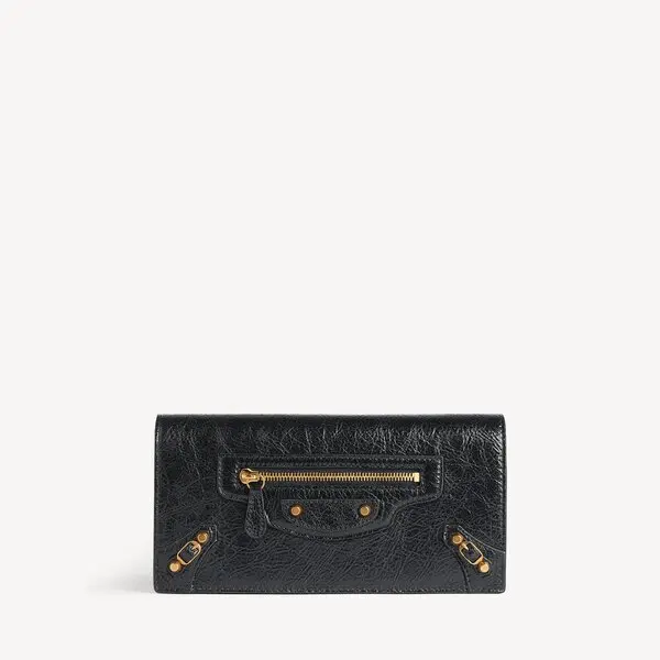 Balenciaga Le City Money Long Wallet - Black