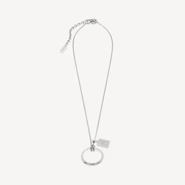 Balenciaga Saint-germain Ring Necklace - Silver