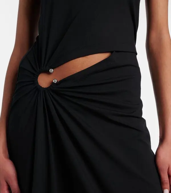 Rabanne Cutout Maxi Dress - Black
