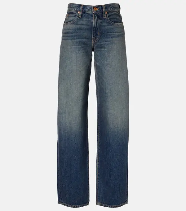 SLVRLAKE Tess Faded Wide-leg Jeans - Blue