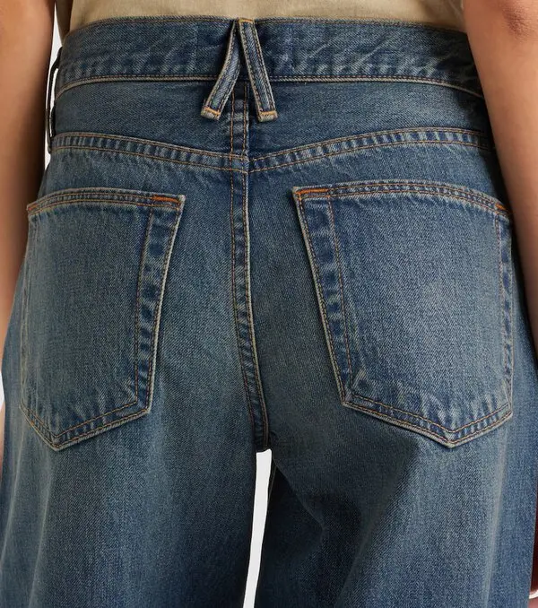 SLVRLAKE Tess Faded Wide-leg Jeans - Blue