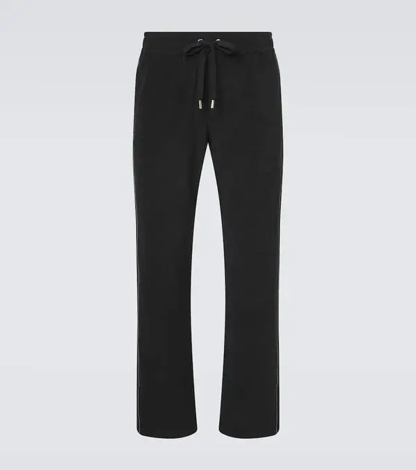 Dolce & Gabbana Cotton-blend Sweatpants - Black