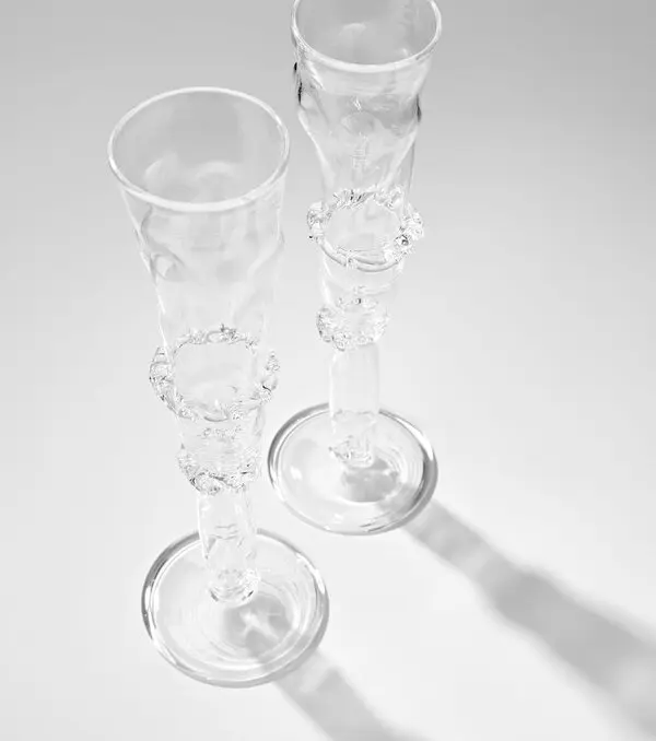 ALEXANDER KIRKEBY Crystal Champagne Flute