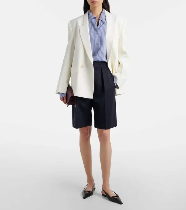 Victoria Beckham High-rise Bermuda Shorts