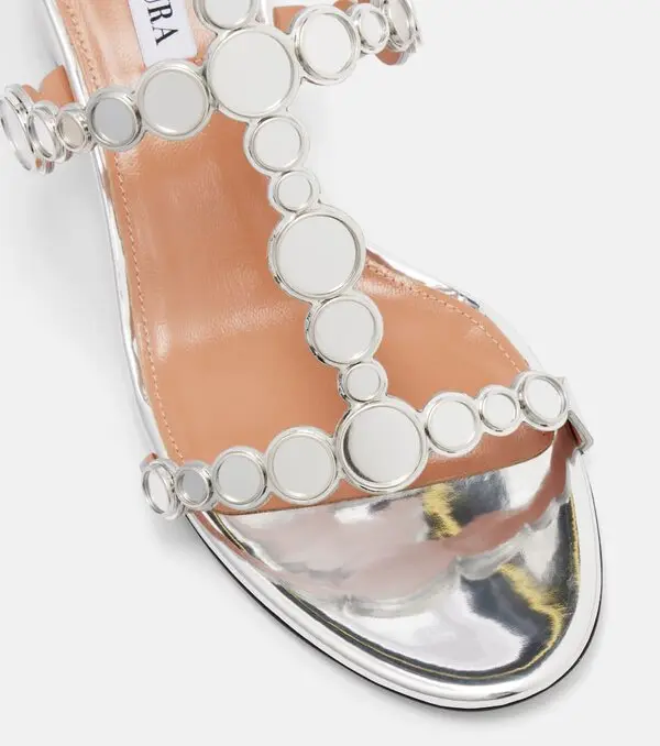 AQUAZZURA Afterglow 50 Leather Sandals