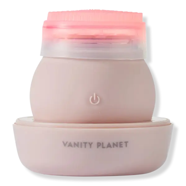VANITY PLANET Leda Red Pro-aging Led Sonic Facial Brush - One-color