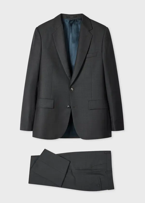 Paul Smith Classic-fit Sharkskin Wool Suit