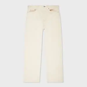 Paul Smith Cotton Barrel-leg Jeans - Blue