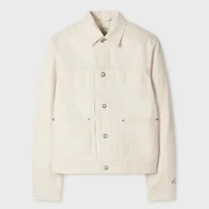 Paul Smith Pleated Denim Jacket - Blue