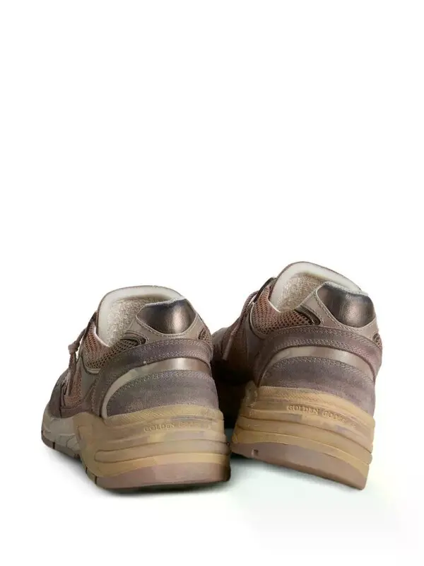 GOLDEN GOOSE Dad Star Suede Sneakers - Brown